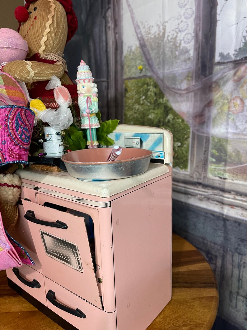 Vintage Tin Sink, Toy Kitchen Sink Display, Bakers Centerpiece ...