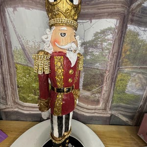 Christmas Decor, Nutcracker Decor, Nutcracker Centerpiece, Hand Painted ...