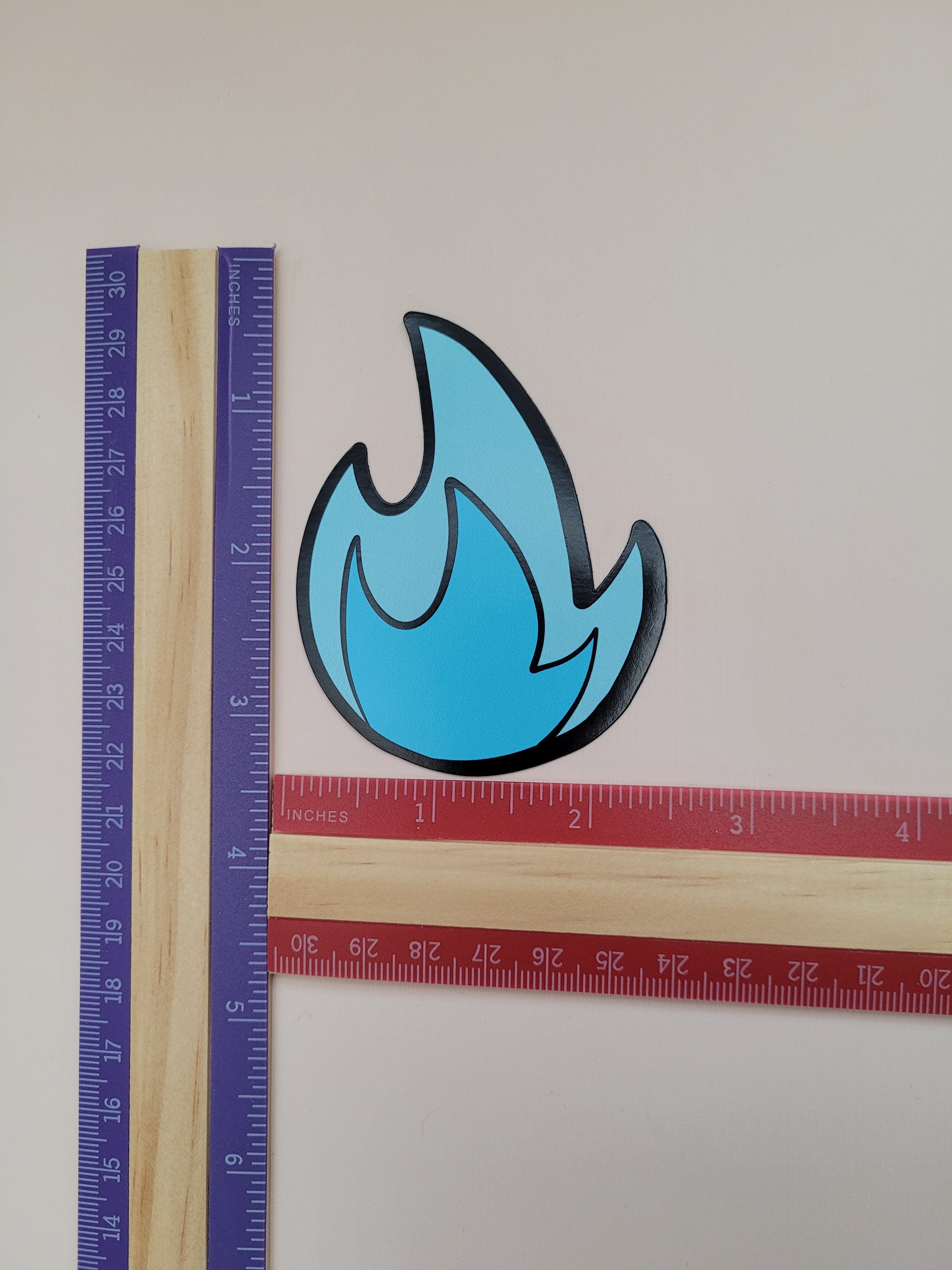 Blue Flame Magnet - Etsy