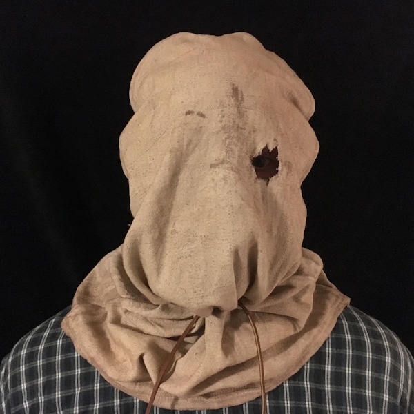 Burlap Mask - Etsy
