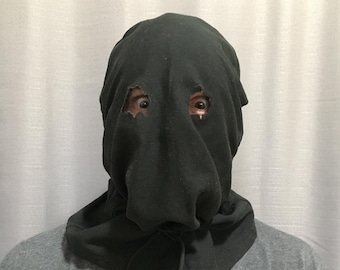 Black Sack Mask - Etsy