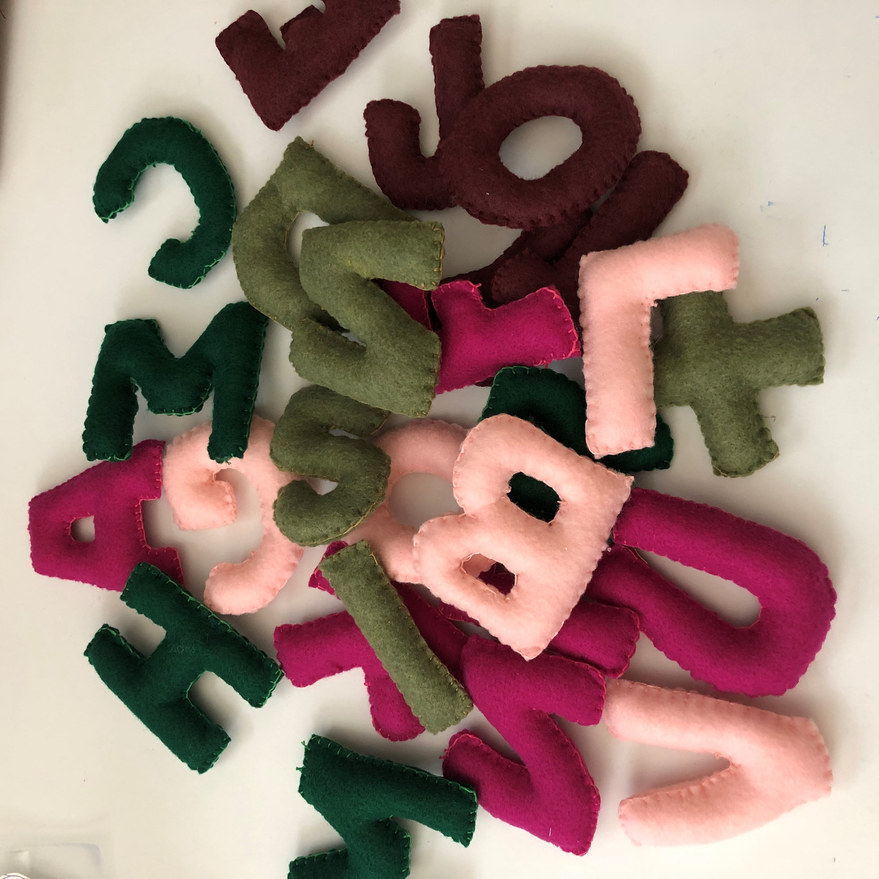 6" Alphabet and Number Pattern - Etsy