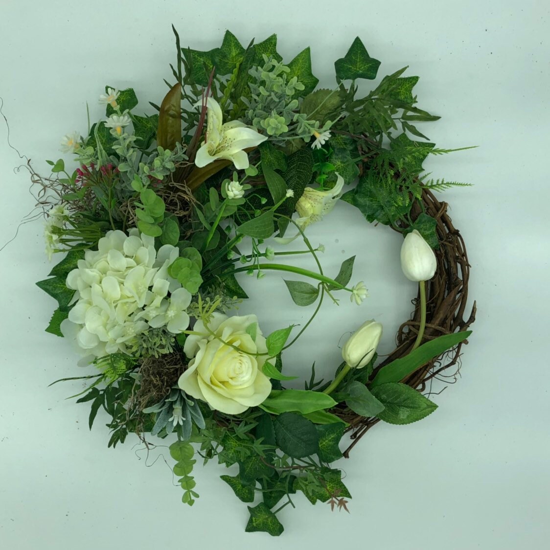 Artificial wreath, year round wreath