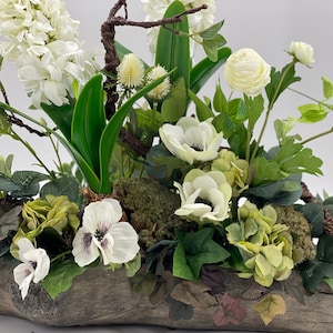 Rustic Artificial Flower Arrangement, Spring Arrangement, Spring ...