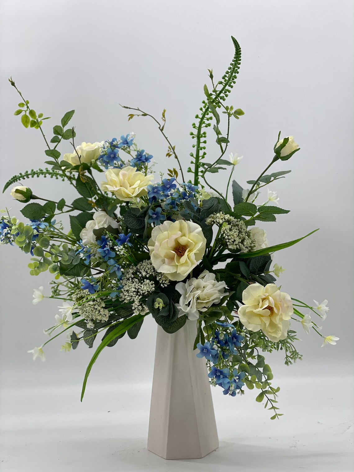 Artificial Flower Arrangement Spring Arrangement Spring | Etsy