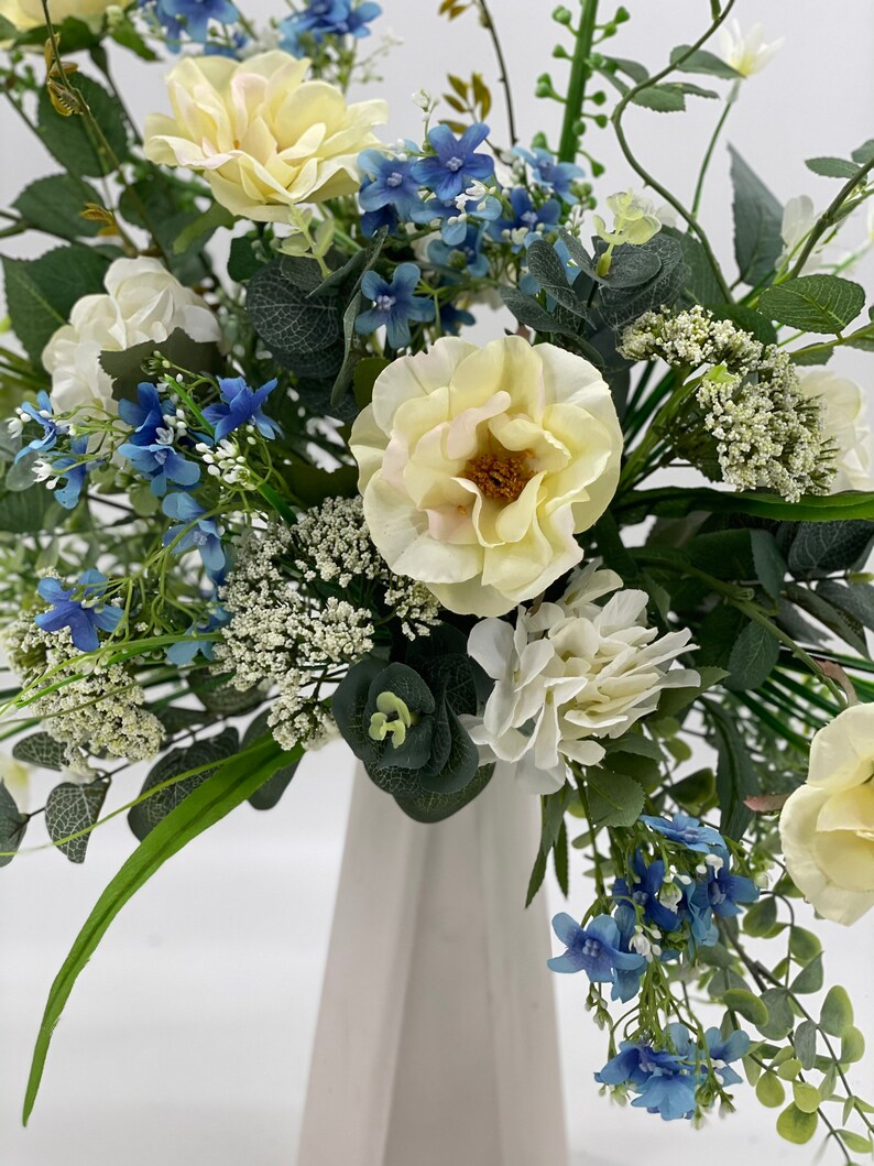 Artificial Flower Arrangement Spring Arrangement Spring | Etsy