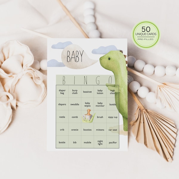 Baby Shower Bingo - Etsy