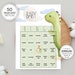 Baby Shower Bingo, Dinosaur Baby Shower Games, Printable Bingo Cards ...