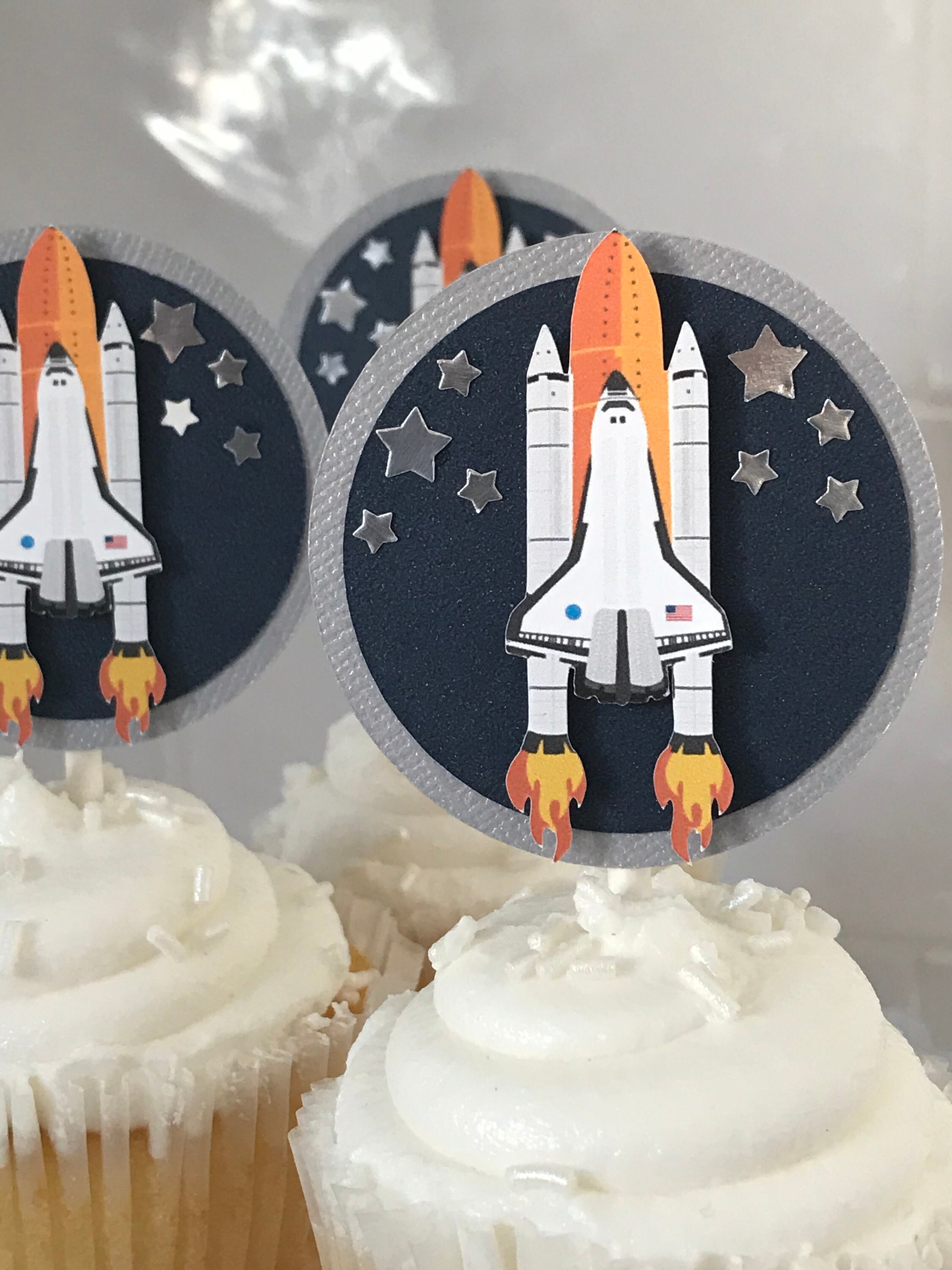 Space Shuttle Cake Topper
