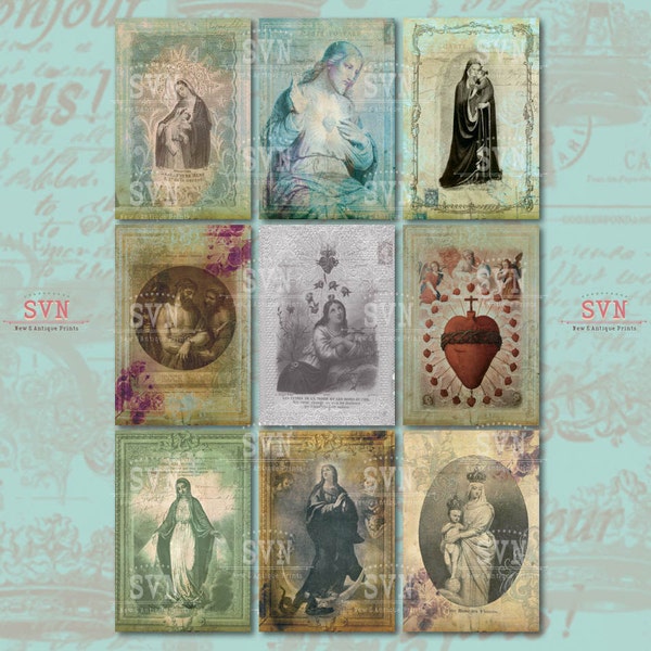 Tarjetas de oración católicas - Etsy México