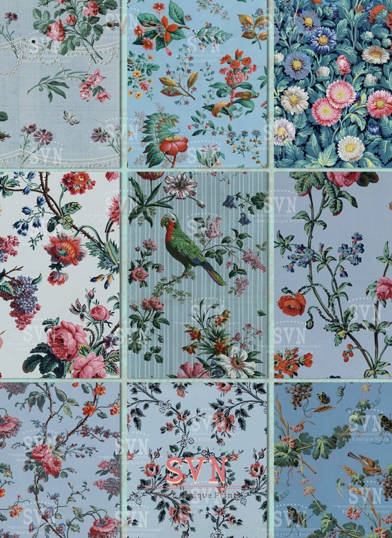 Old Style Flower Wallpaper