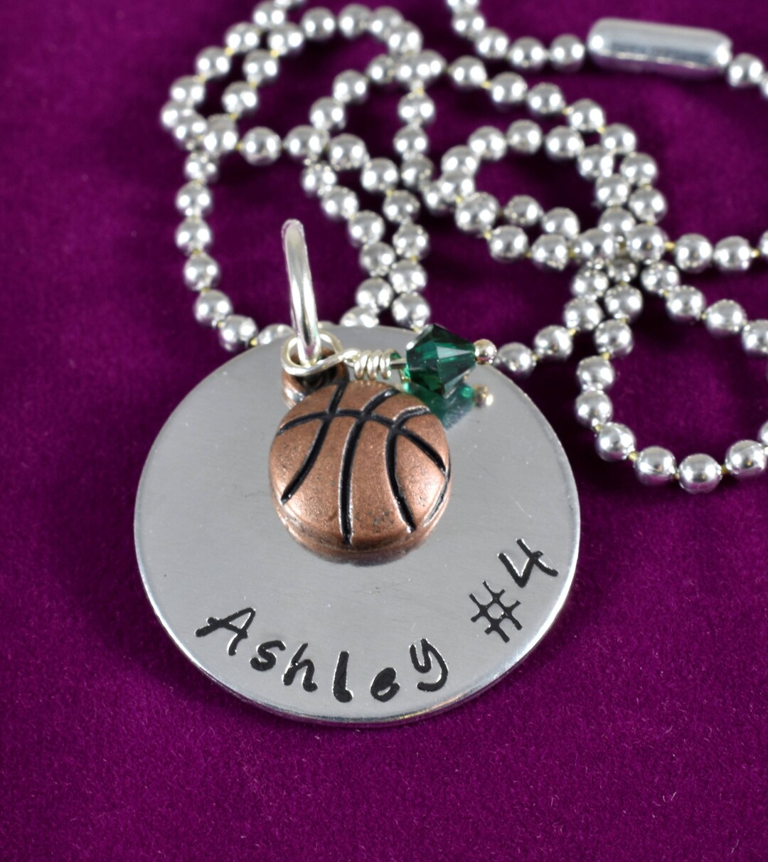 Basketball Necklace or Keychain, Basketball Player or Coach Gift ...