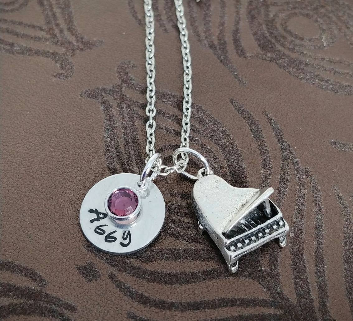 Piano Necklace Piano Keychain Gift for Piano Teacher Pianist - Etsy