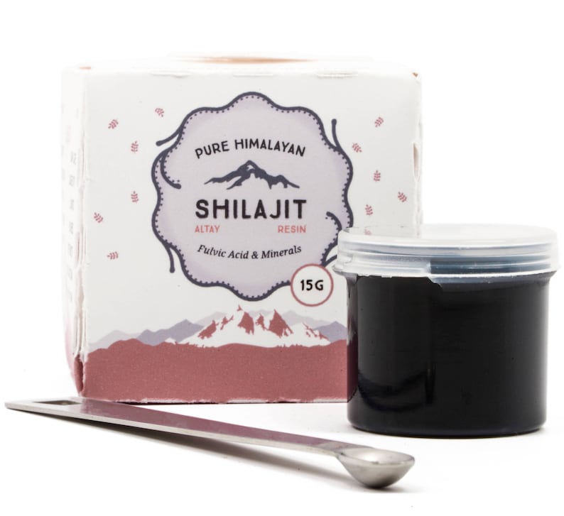 Shilajit Resin with Measuring Spoon Top Quality from Pure | Etsy