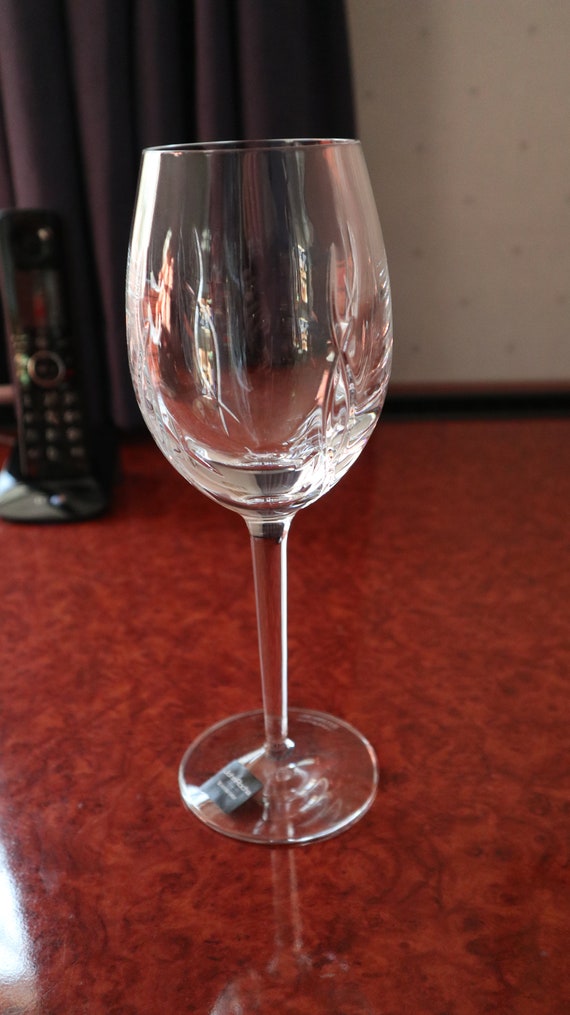 1 Waterford Crystal Flow 1 Wine Glass by John Rocha Label | Etsy