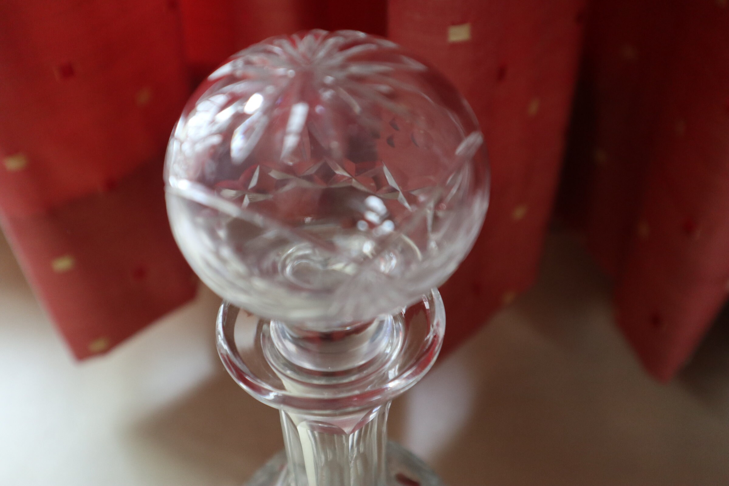 A Superb Thomas Webb Crystal Numbered Decanter, Signed Beautiful Design ...