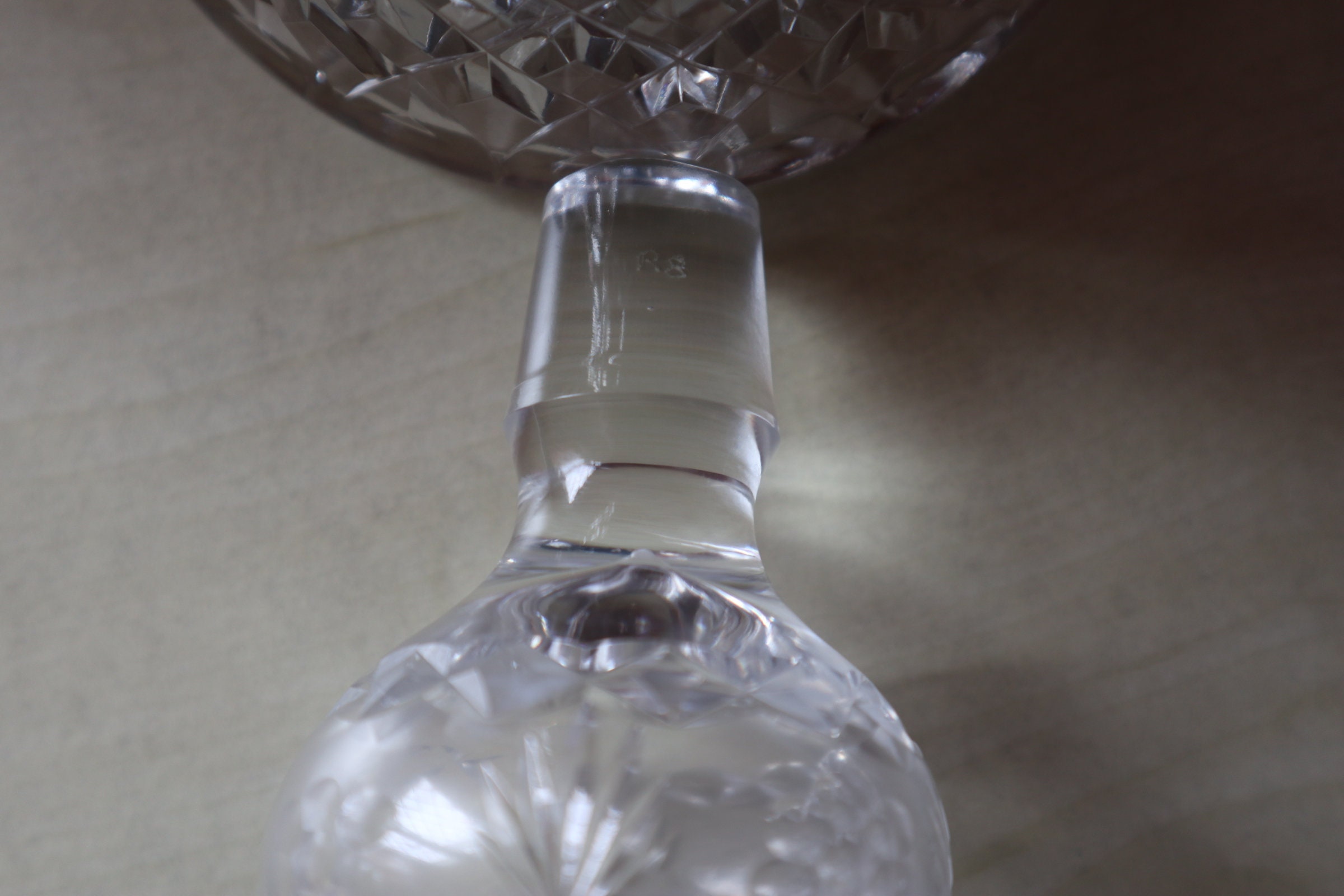 A Superb Thomas Webb Crystal Numbered Decanter, Signed Beautiful Design ...