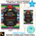 Graduation Invitation, Mexican Fiesta, Flowers and Serape Background ...