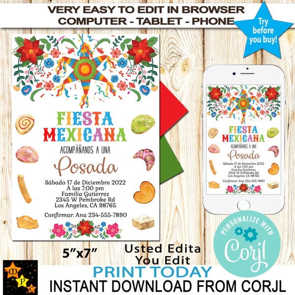 Posada Flyer - Etsy