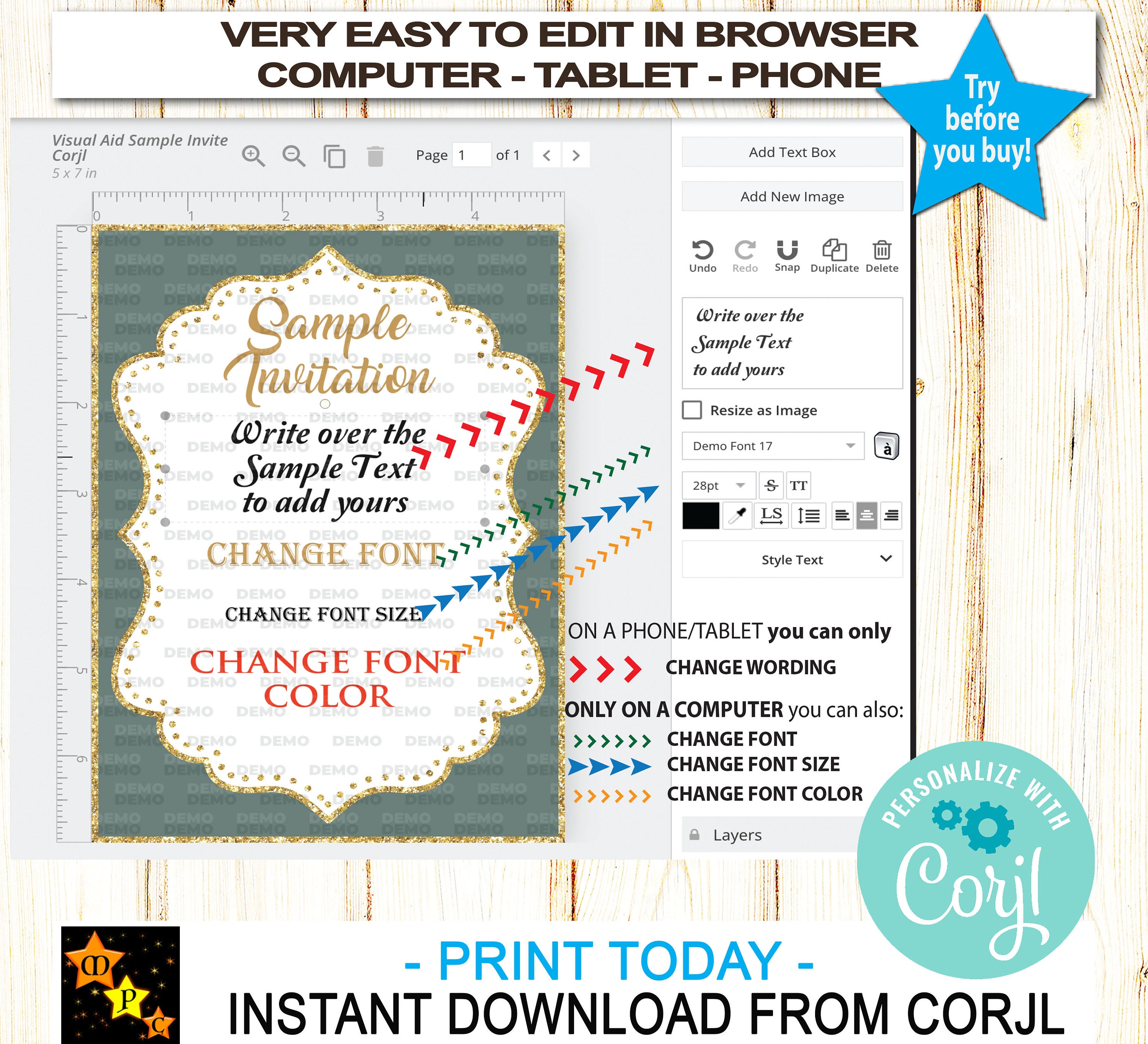 Spanish Graduation Party Invitation Black and Gold INSTANT - Etsy