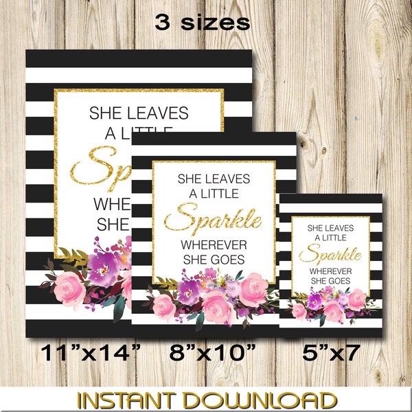 She Leaves a Little Sparkle Wherever She Goes - Etsy