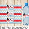 Melted Snowman Water Bottle Labels,winter Water Bottle Wraps,snowman ...