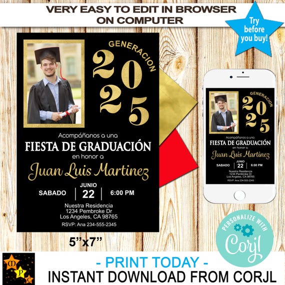 Graduation Invitations Wording Spanish