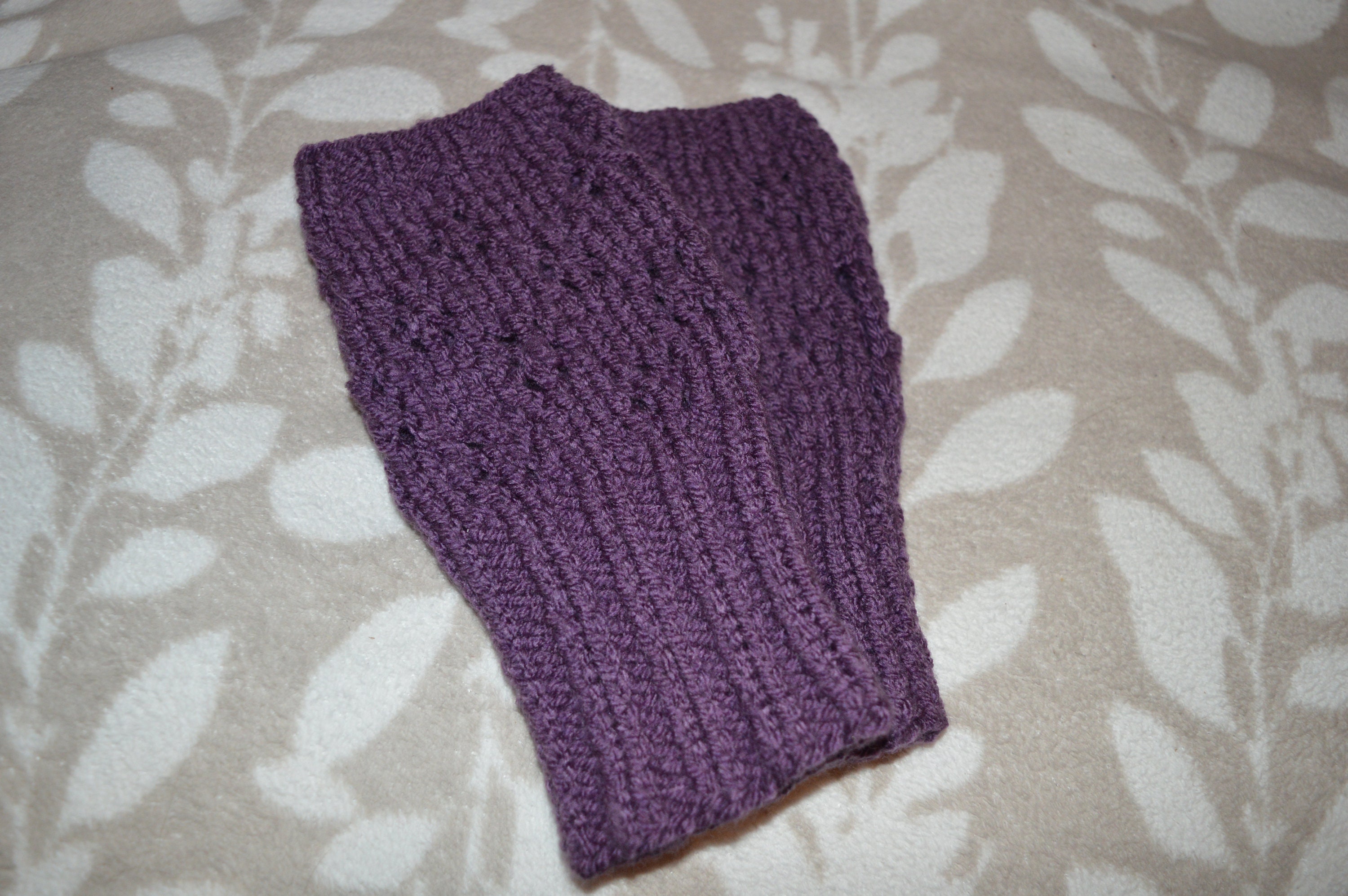 Women's Fingerless Gloves, Hand Knitted Fingerless Mittens, Wrist ...