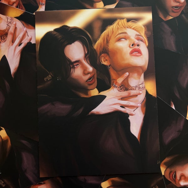 Stray Kids Red Lights Poster - Etsy UK