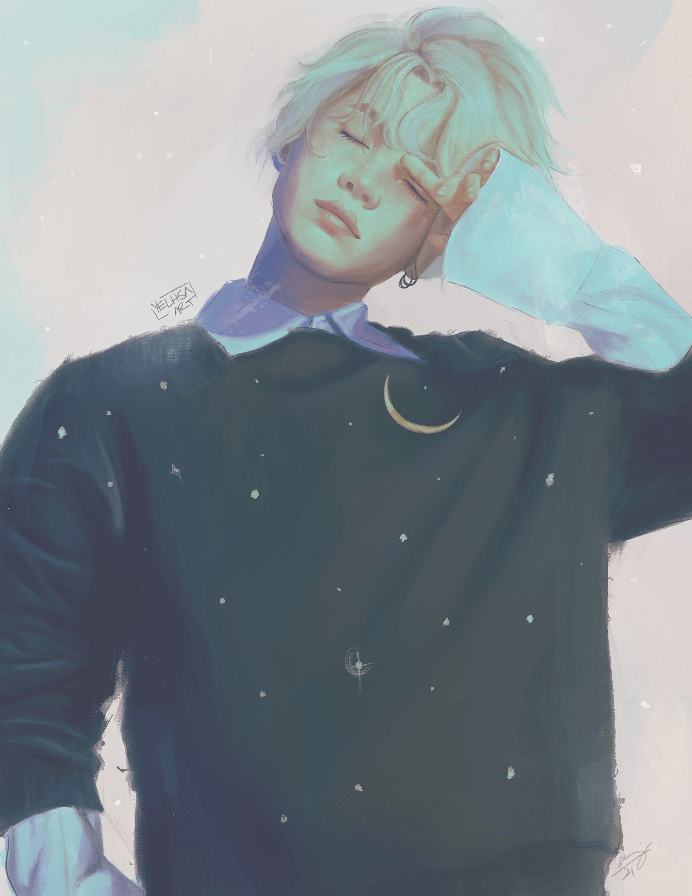 Soft Yoongi Print | Etsy