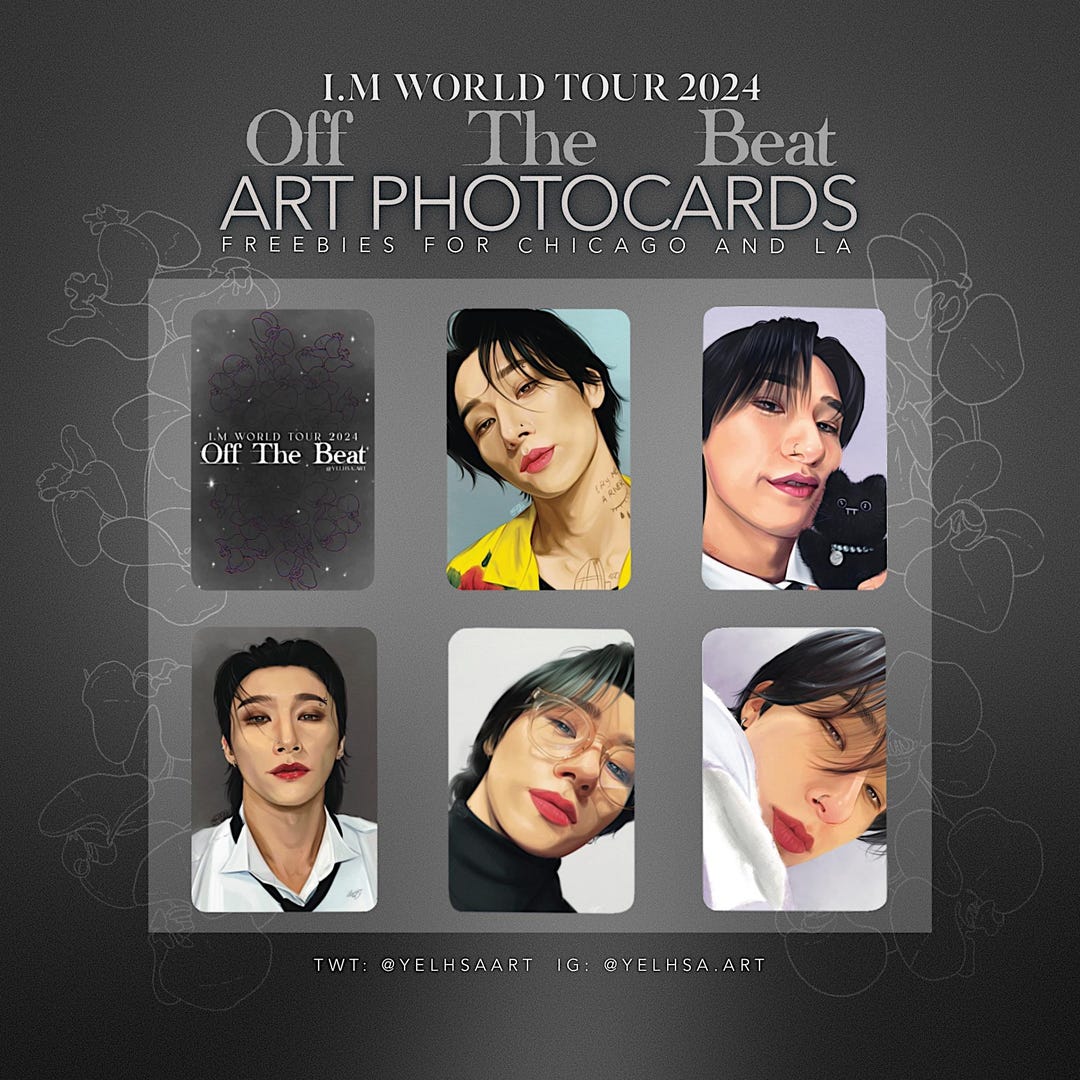 Changkyun Art Photocards - Please Read Description - Etsy