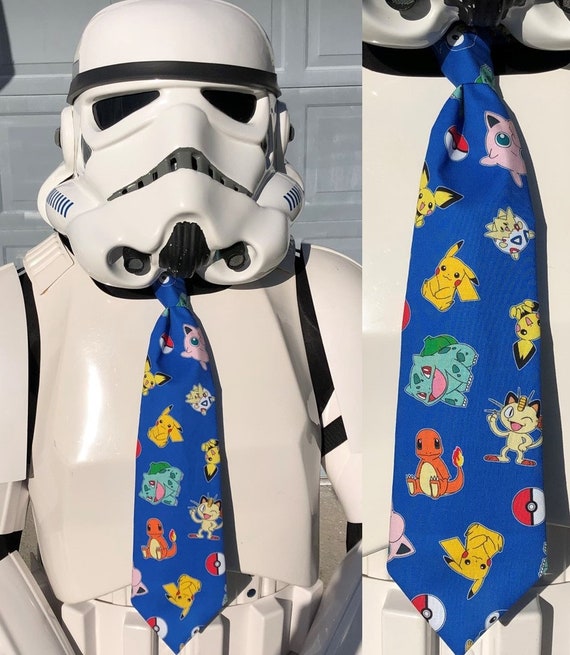 Pokemon Novelty Necktie Togepi Pichu Blue Color Pikachu - Etsy