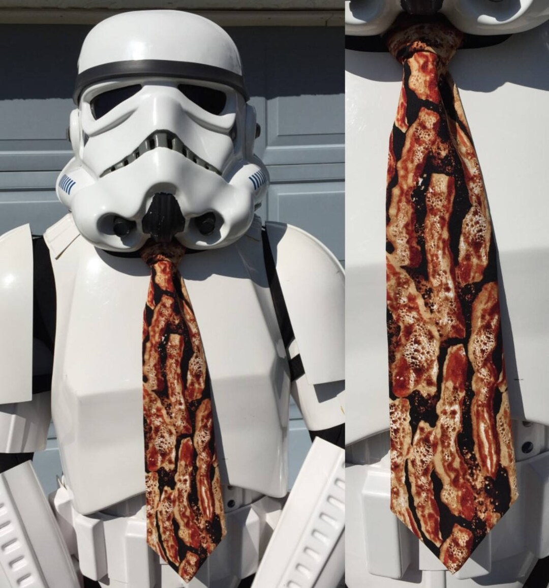 Bacon Novelty Necktie - It's Bacon! Meat Candy Food Foodie Pork Neck ...