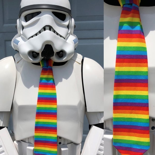 Rainbow Necktie - Etsy