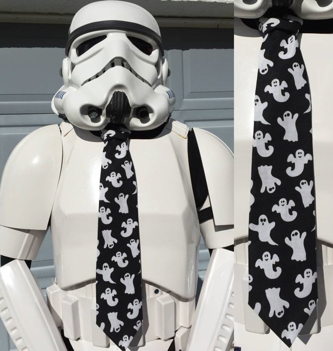 Ghosts Novelty Necktie - Neck Tie Ghost Halloween Holiday All Hallow's ...