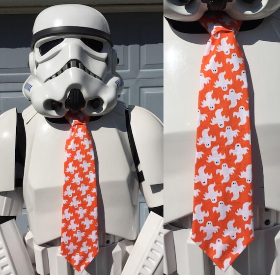 Ghost Novelty Necktie Neck Tie Ghost Halloween Holiday All | Etsy