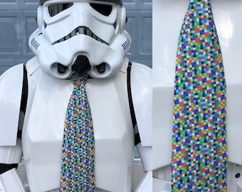 Pixel Tie - Etsy