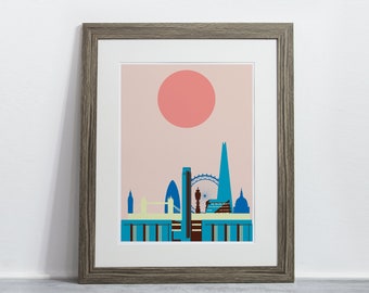 Tate Modern London Print A3 A4 / 30 X 40cm Modern | Etsy