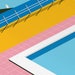 Beachside Pool Art Print 30 X 40cm A4 A3 Wall Art - Etsy