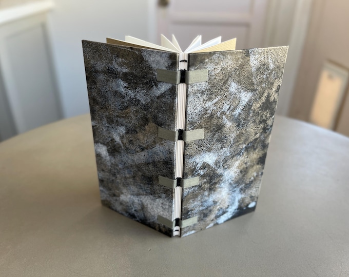 Handmade Journal, Handbound Sketchbook, Travel Notebook, Mixed Media ...