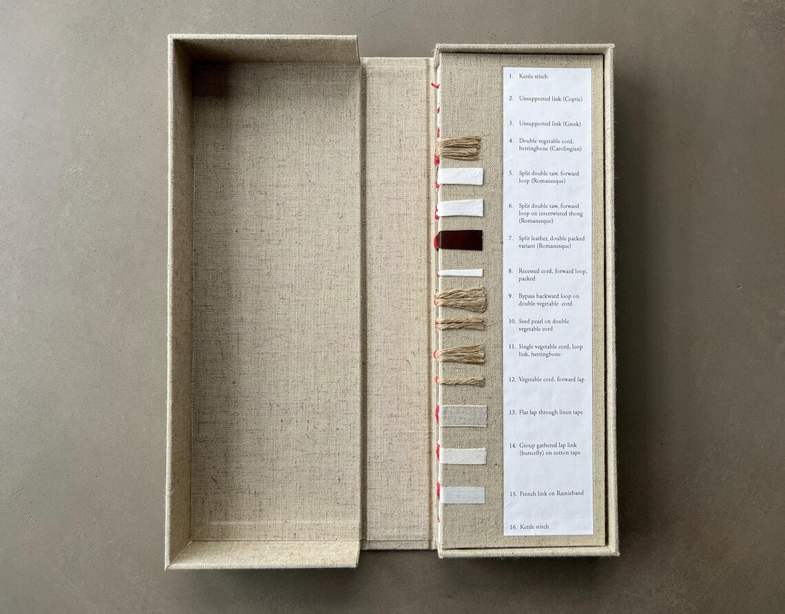 Handmade Book Sewing Sampler: 16 Historical Binding Styles, Linen ...