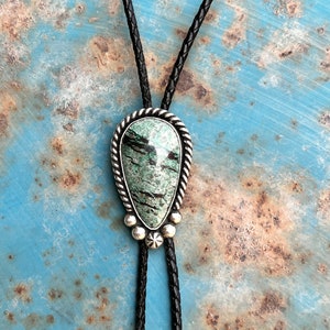 Sonoran Sunrise Bolo Tie , Sterling Silver Artisan Made in USA, Cowboy ...