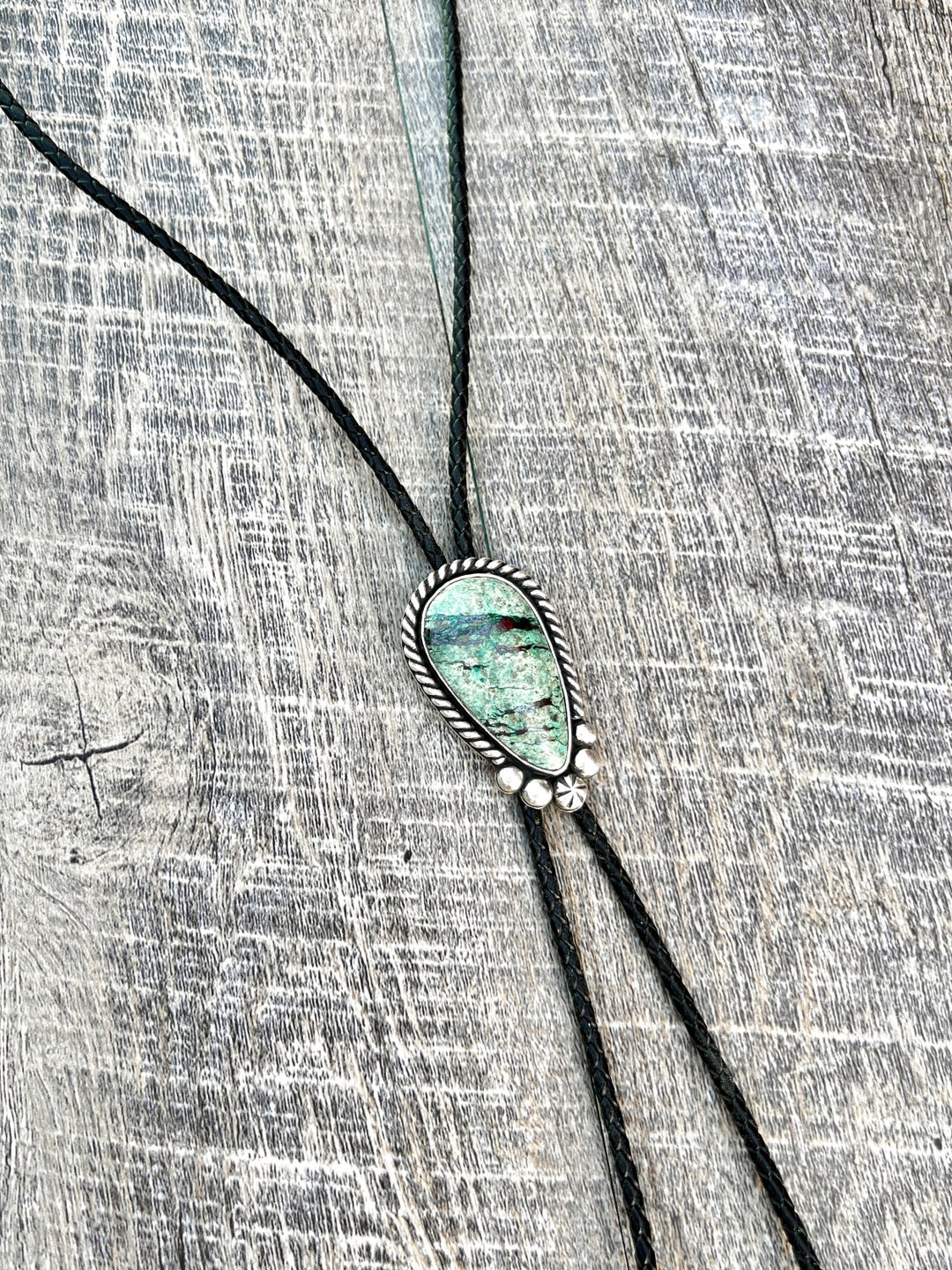 Sonoran Sunrise Bolo Tie Sterling Silver Artisan Made in - Etsy