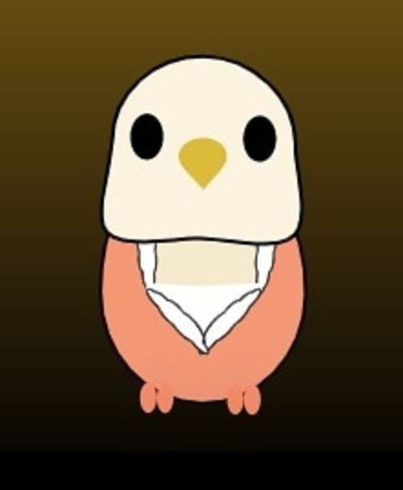 Cute Hamilton Budgie Sticker Pack 6 glossy waterproof | Etsy