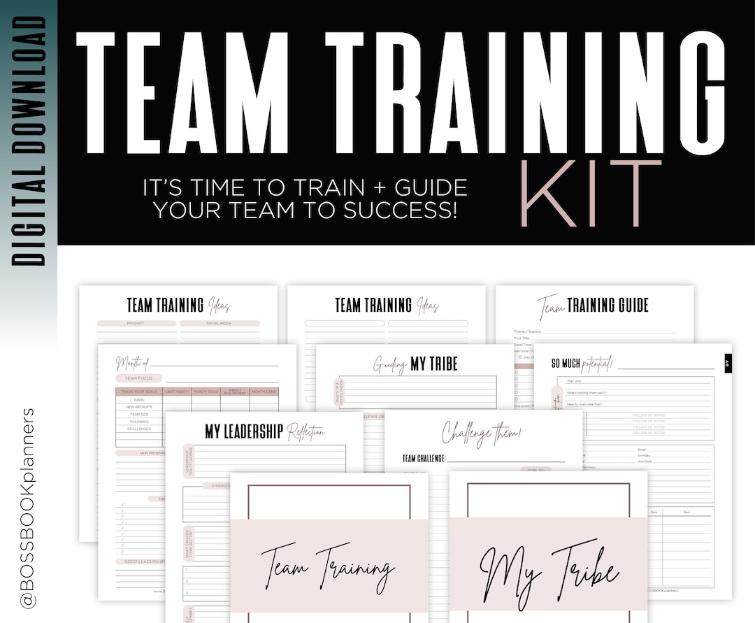 TEAM KIT | Direct Sales Worksheets for Leaders - Training - Team - Etsy
