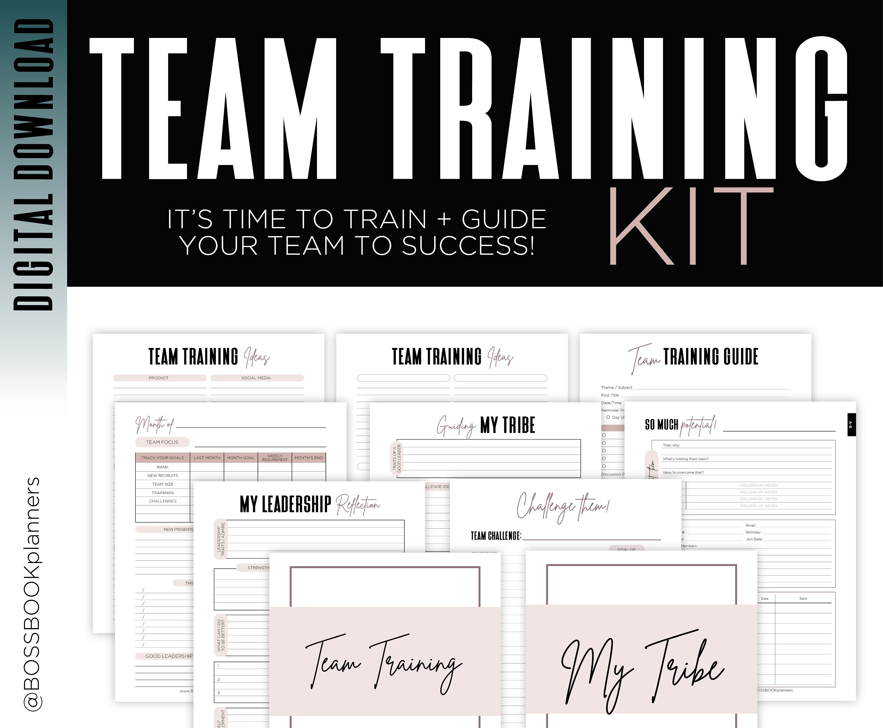 TEAM KIT Direct Sales Worksheets for leaders team training Calendars ...