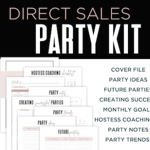 PARTY KIT | Direct Sales - MLM Parties - Events - Digital - Etsy