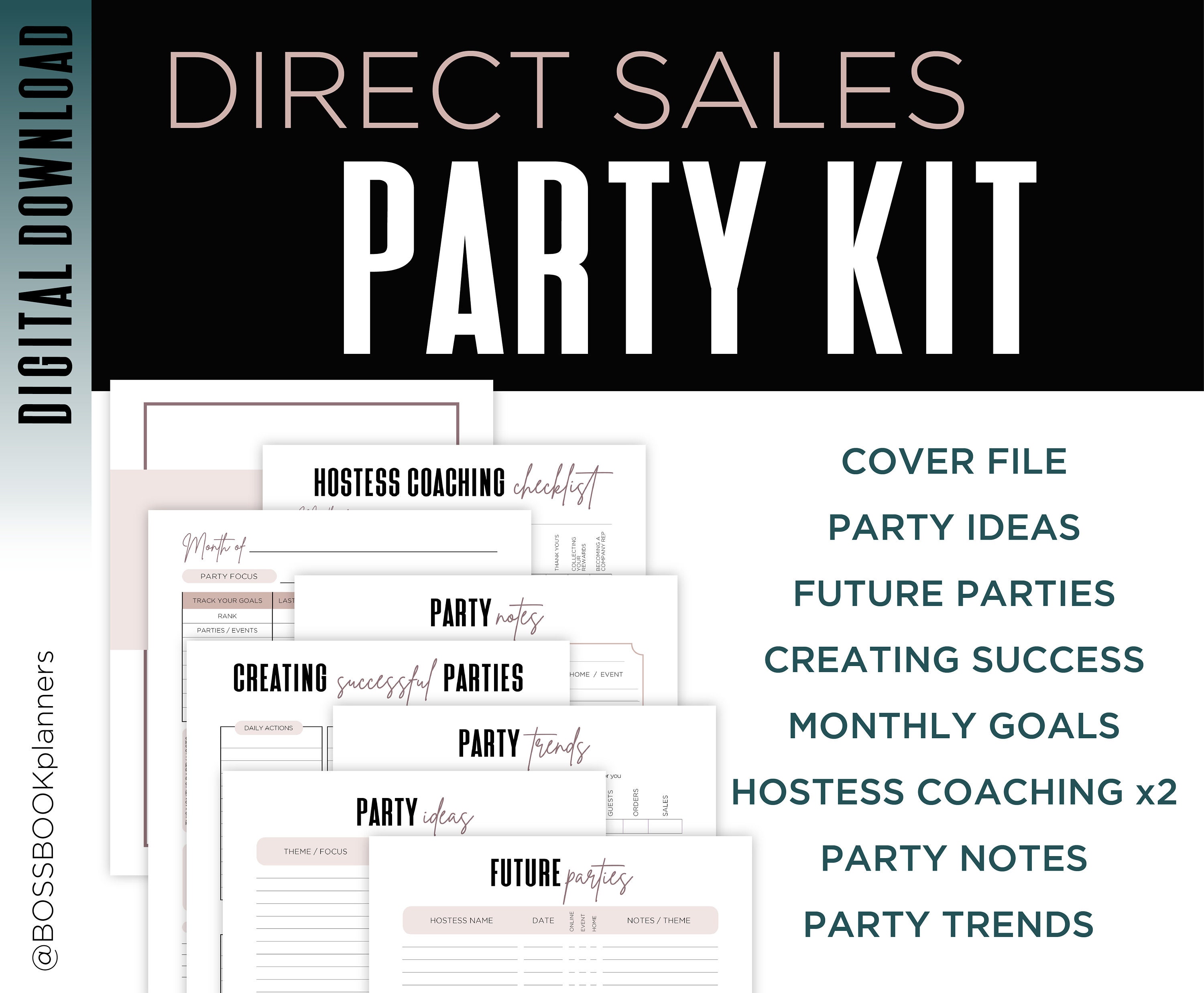 PARTY KIT Direct Sales MLM Parties Events Digital - Etsy