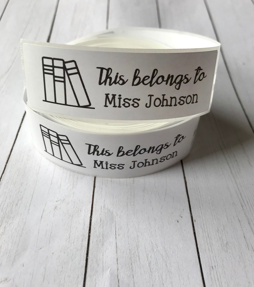 Teacher Labels, This Belongs to Label, 100-250-500 Labels, Custom ...