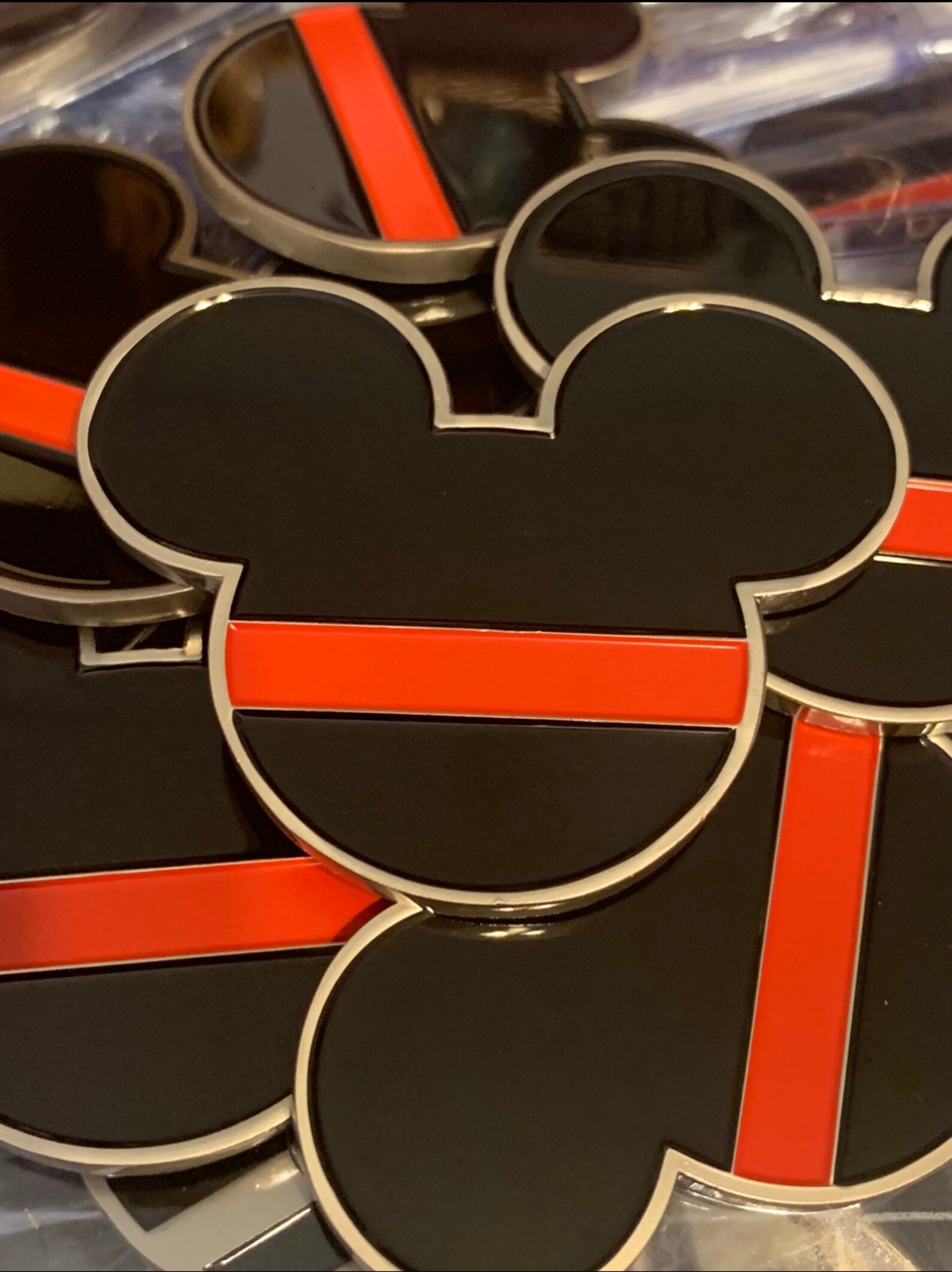 Thin Red Line Coin - Etsy